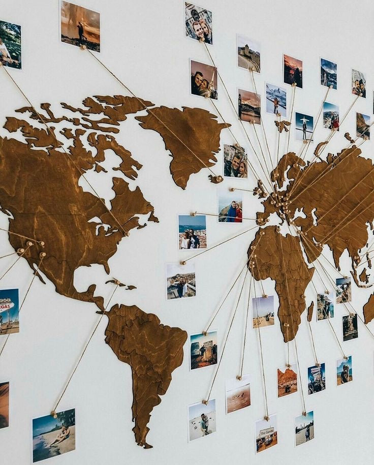 Mapas de Madera - Mapa Viajero