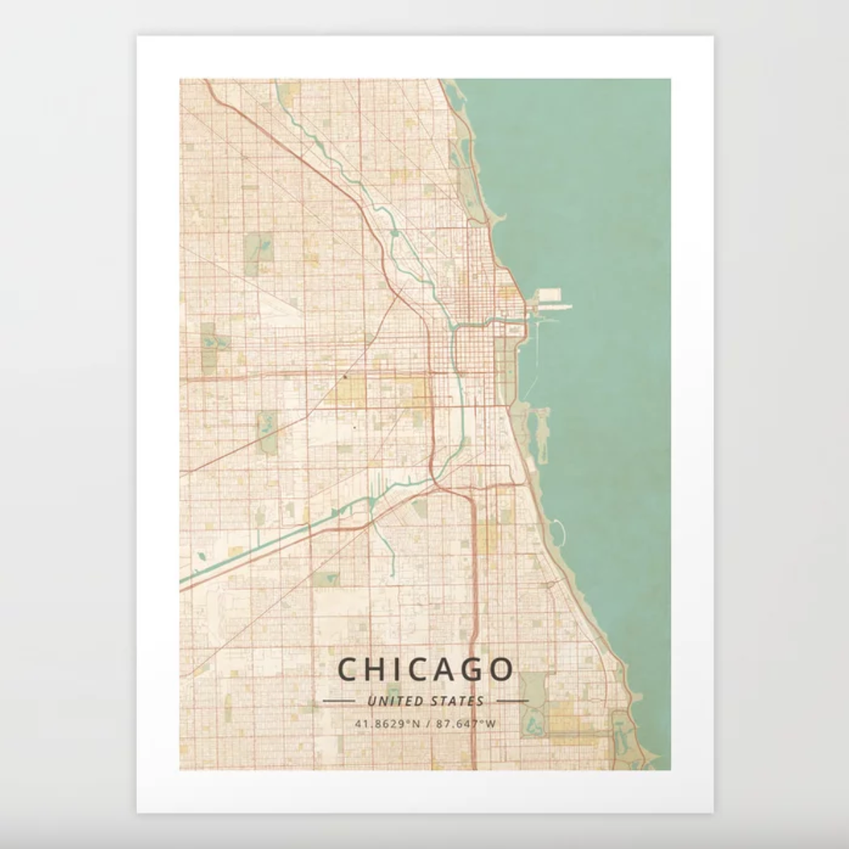 MAPA CHICAGO SERIE DIGITAL - Mapa Viajero