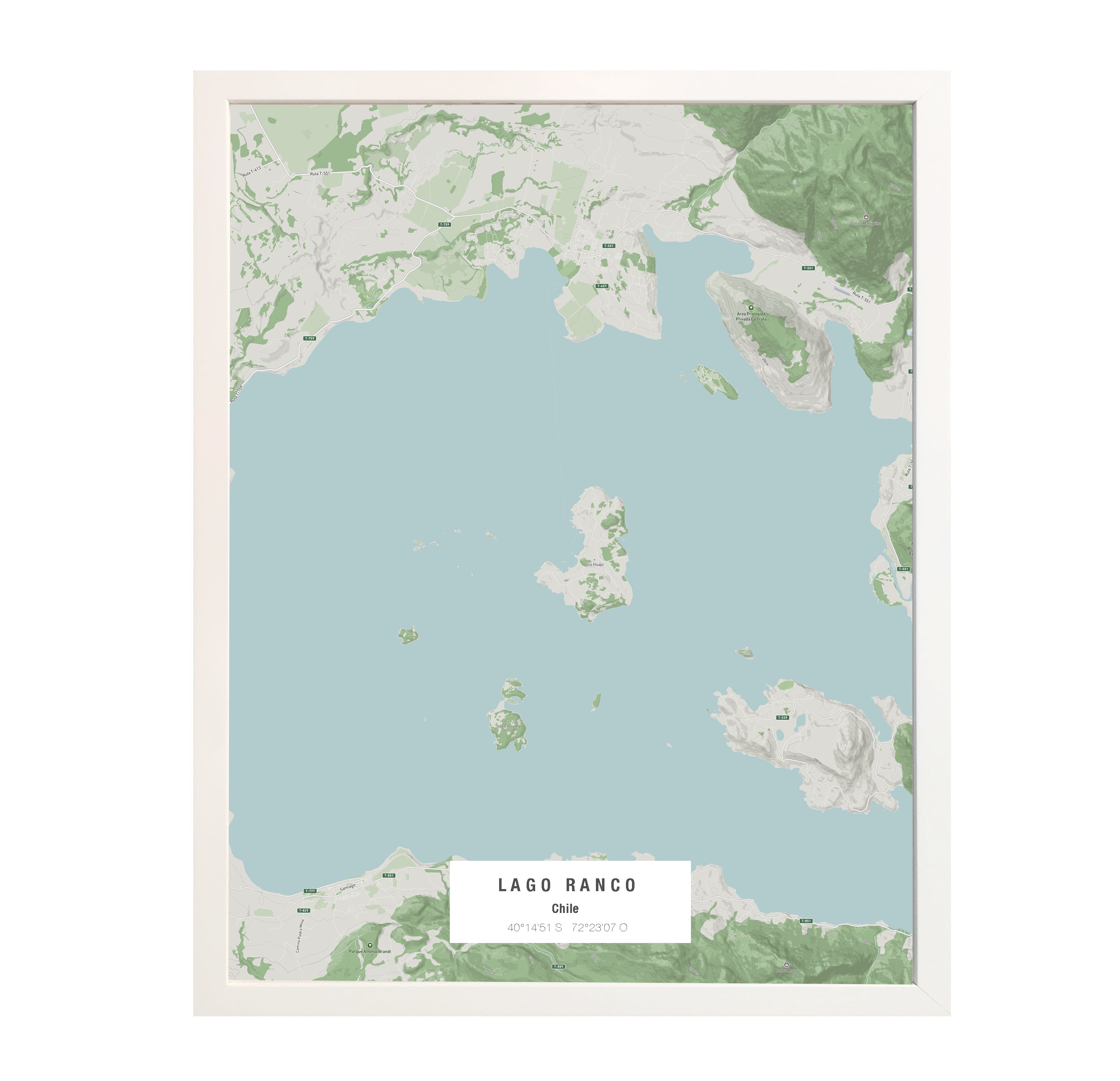 MAPA LAGO RANCO – Mapa Viajero