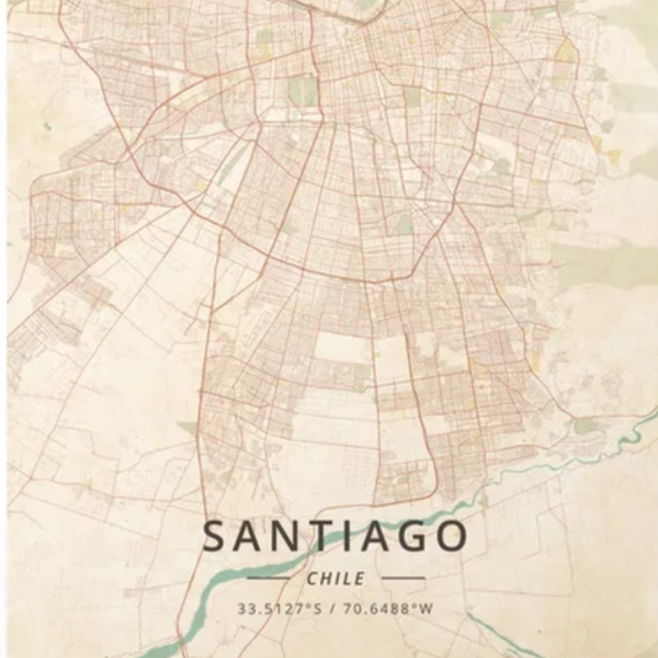 MAPA SANTIAGO PRODUCTO DIGITAL - Mapa Viajero