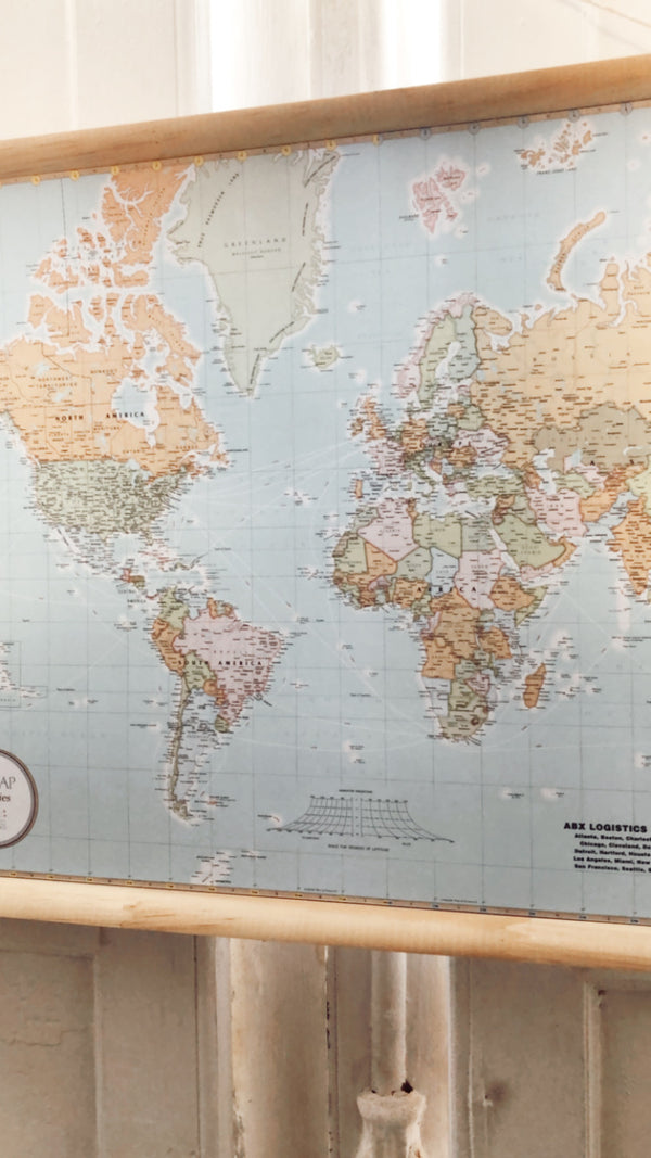 LAMINA MUNDI CELESTE - Mapa Viajero