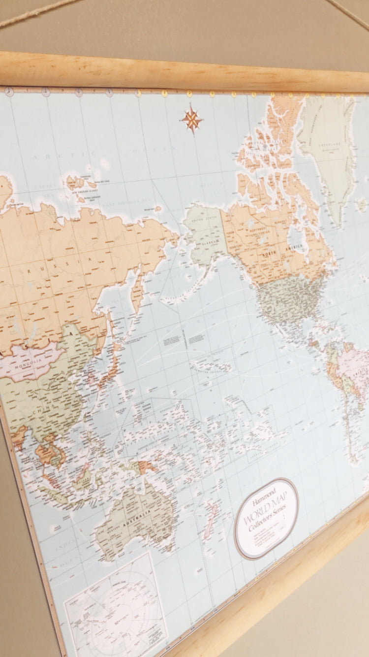 LAMINA MUNDI CELESTE - Mapa Viajero