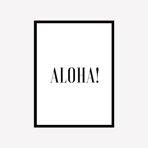 LAMINA ALOHA PRE ORDER - Mapa Viajero